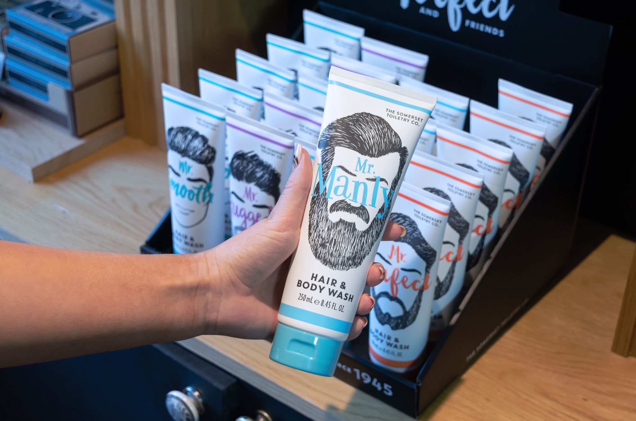 mr manly dusj sjampo hair body wash